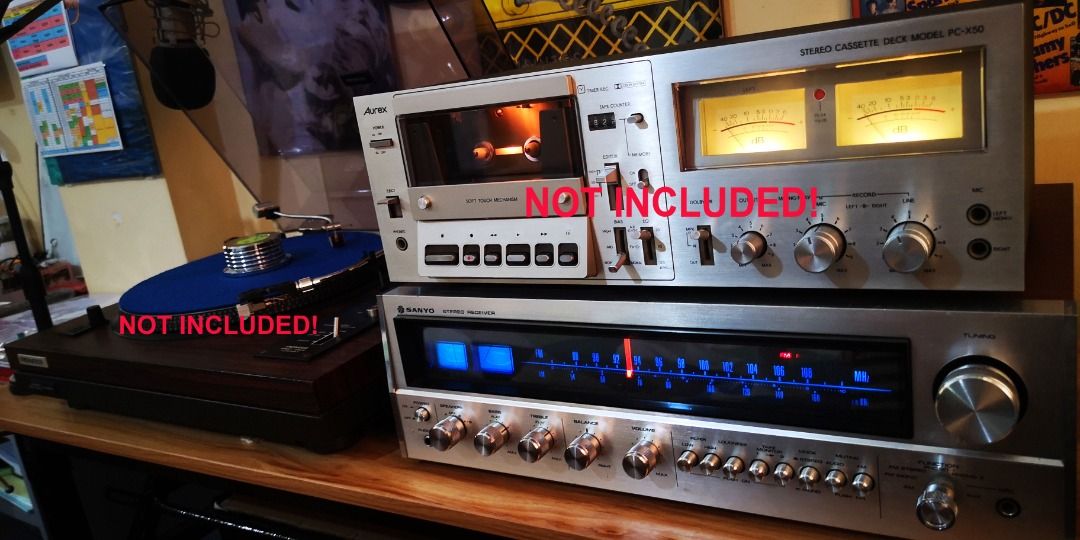 FS: Sanyo DCX-8000K AM/FM Stereo Receiver in 210 Watts at 120V in 50 ...