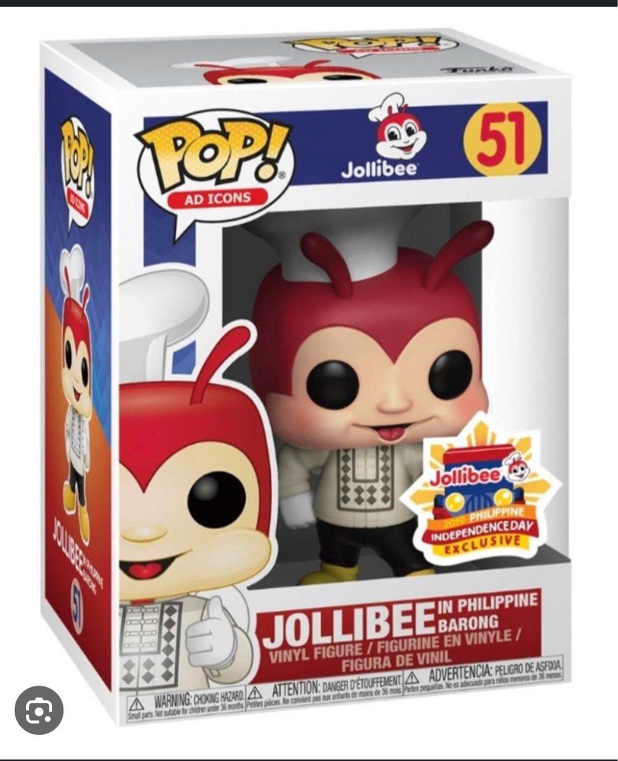 Funko Pop Jollibee in Philippine Barong 51, Hobbies & Toys, Toys ...
