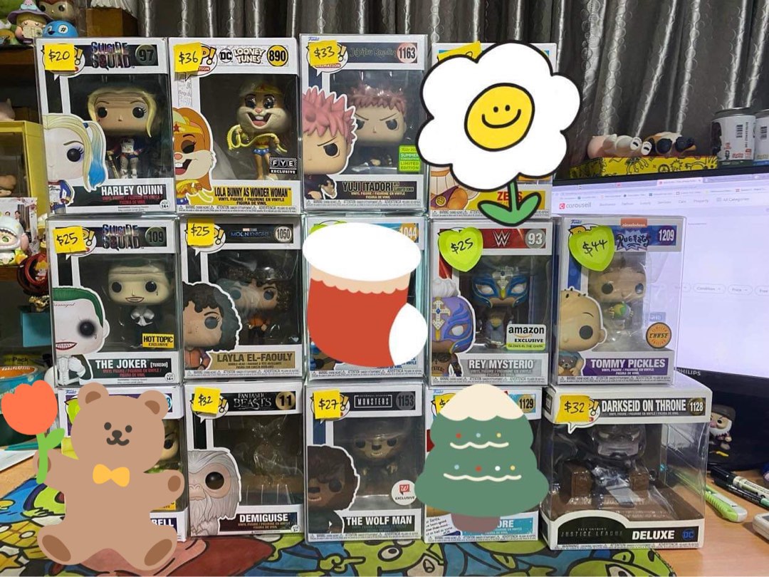 Funko Pops - Suicide Squad Harley Quinn Joker . Layla Moon Knight ...