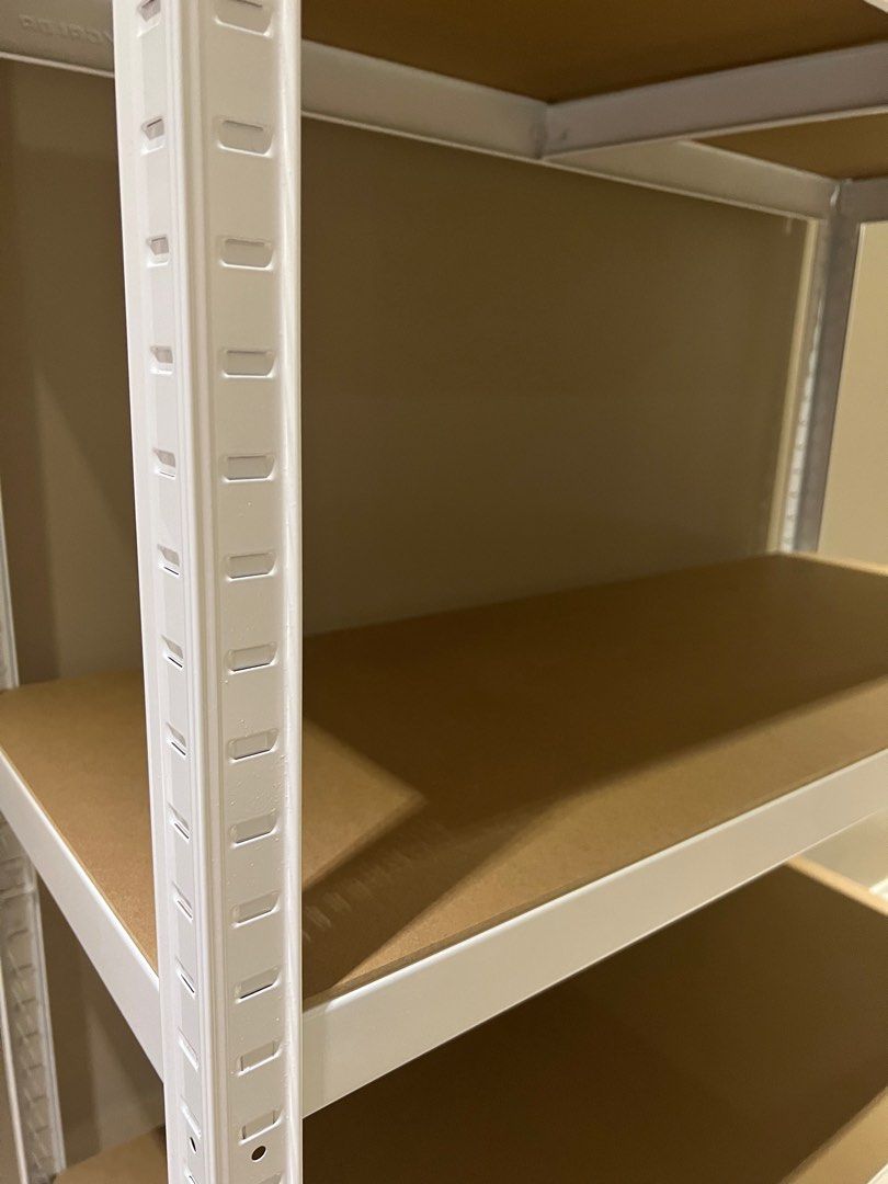 Galba 6FT 5 Layers Boltless Shelving Storage Rack | White Aesthetic ...