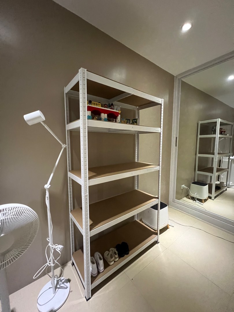 Galba 6FT 5 Layers Boltless Shelving Storage Rack | White Aesthetic ...