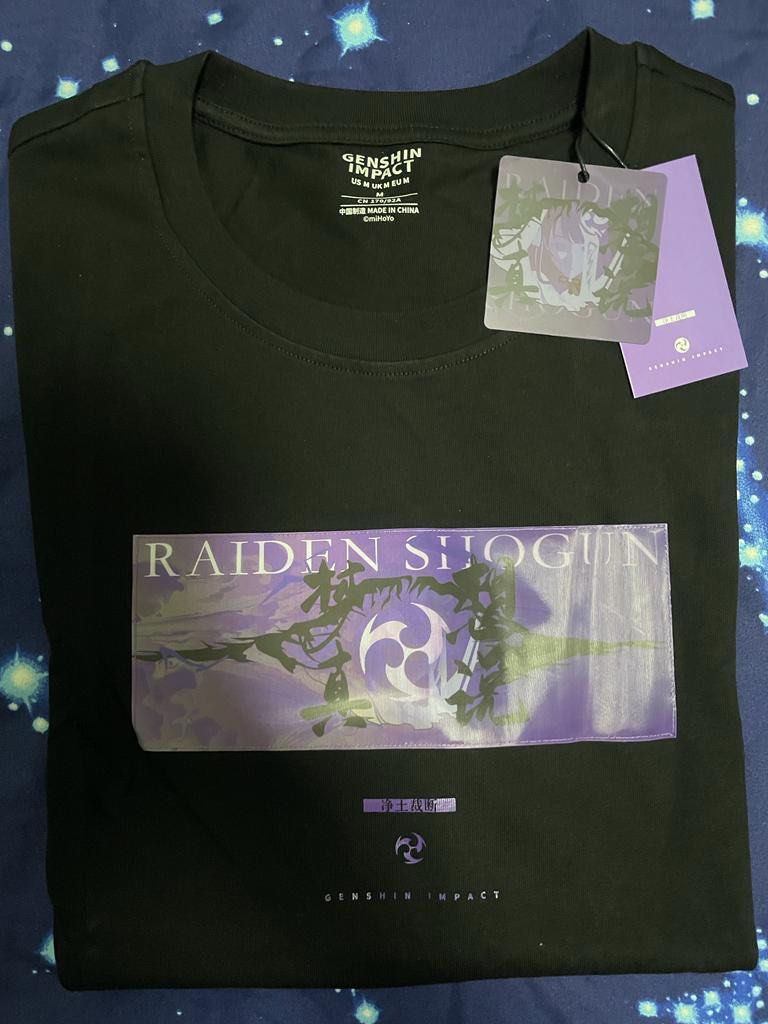 Genshin Impact Raiden Shogun Shirt (Official), Men's Fashion, Tops ...