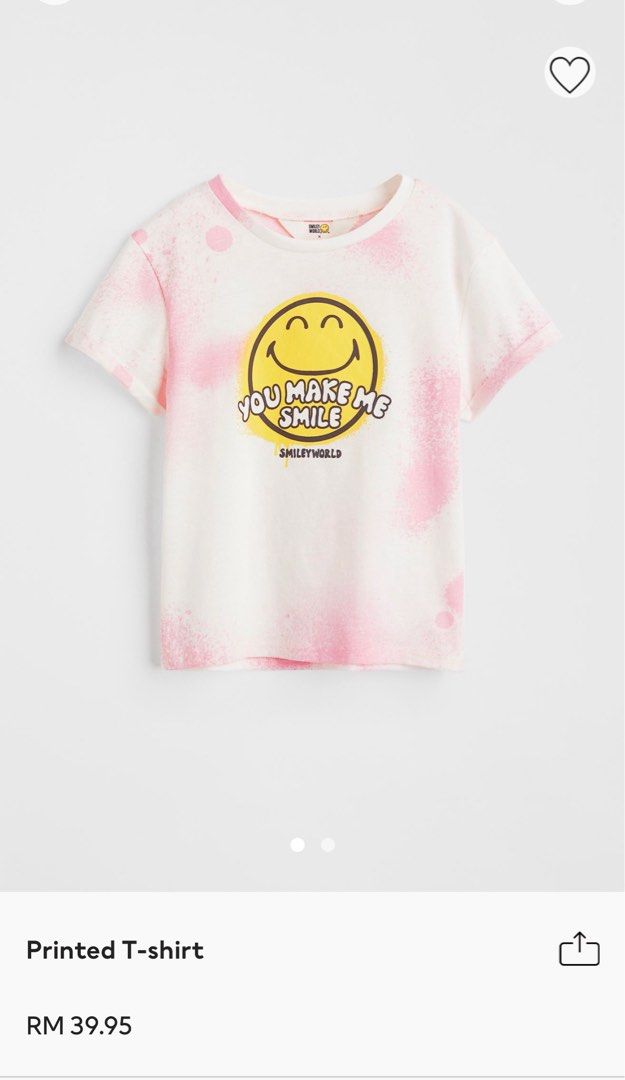 Girls h&m tshirt, Babies & Kids, Babies & Kids Fashion on Carousell