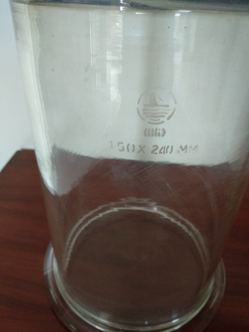 Glass cylinder with lid, Furniture & Home Living, Kitchenware ...