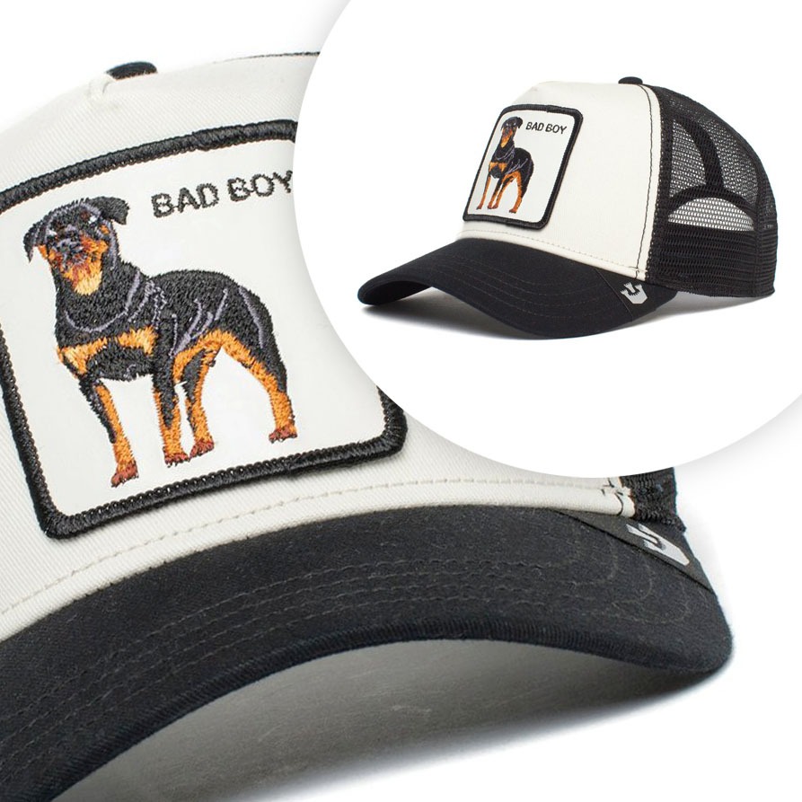 Goorin Bros Cap - Bad Boy White Black, Men's Fashion, Watches ...