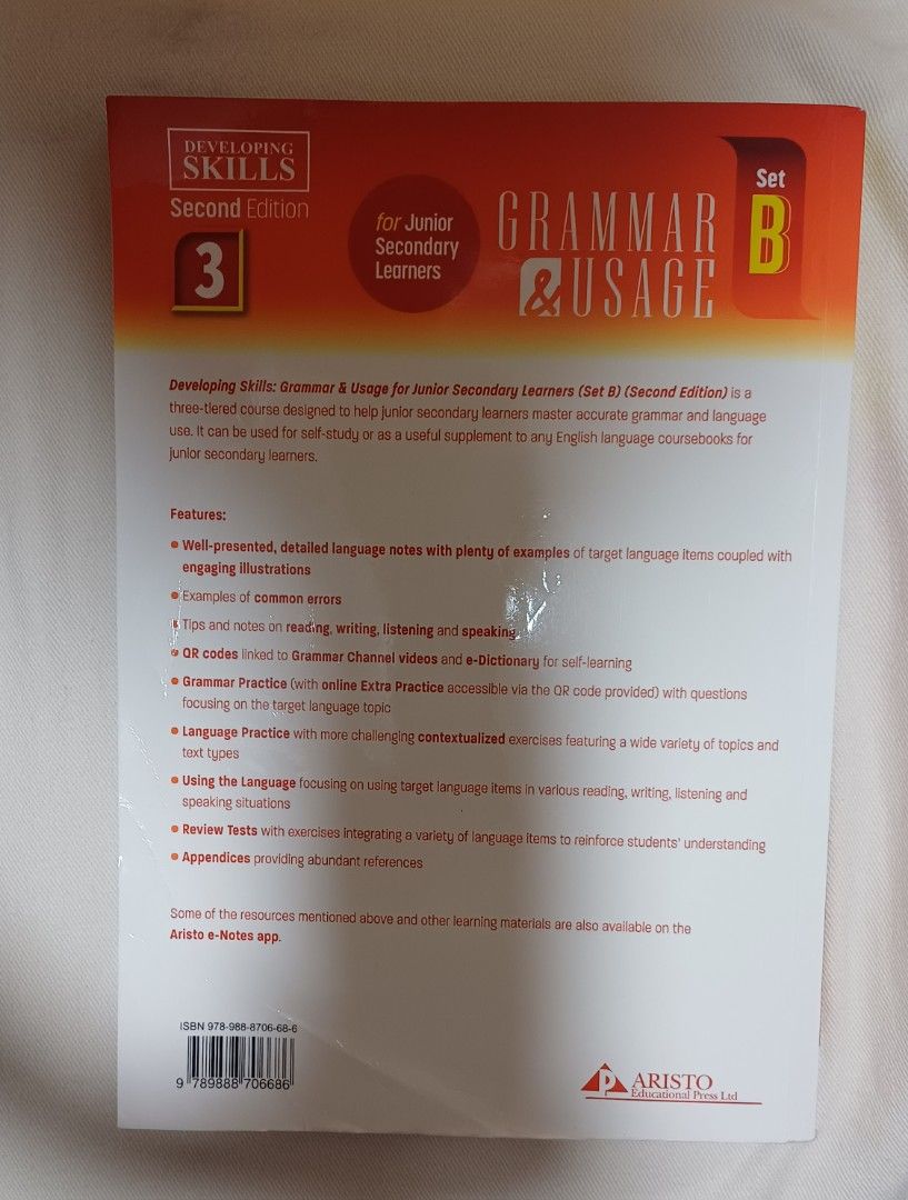 Developing skill for hkdse -Grammar book&usage(setB )2021 3rd edition ...
