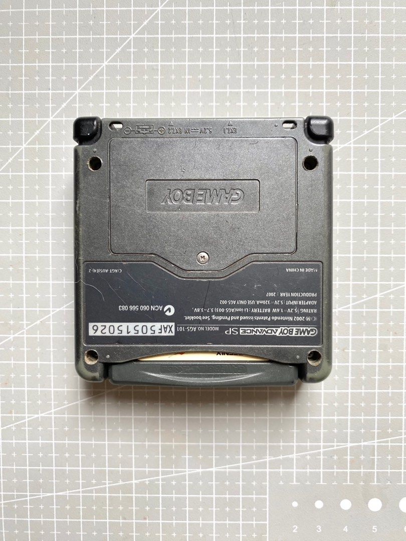 Graphite Gameboy Advance SP AGS 101 Graphite on Carousell