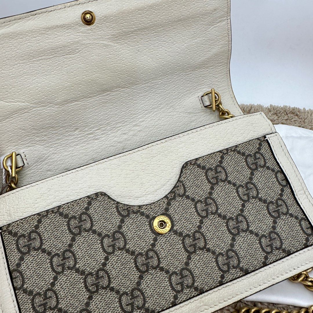 Gucci Ophidia Queen Margaret Bee WOC, Luxury, Bags & Wallets on Carousell