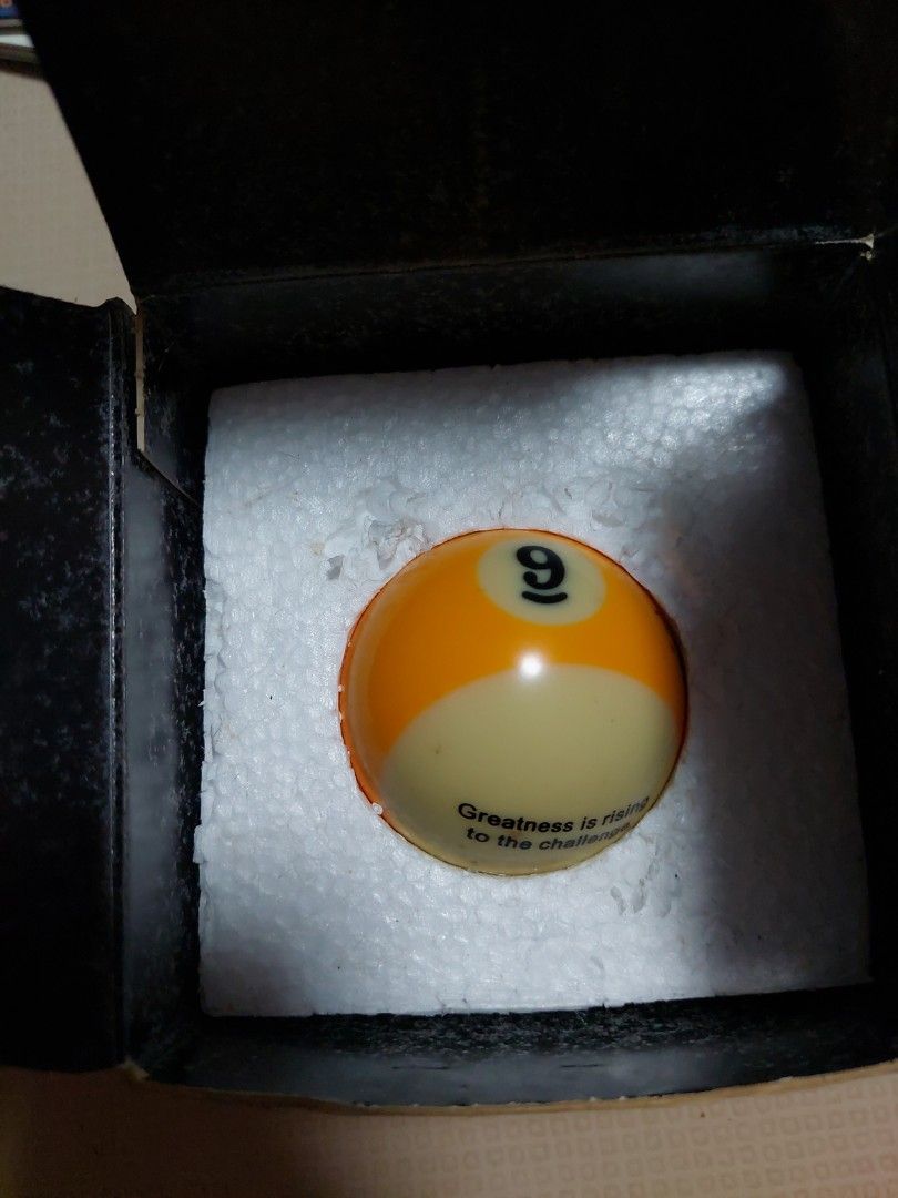 Guinness 9 ball tour Autograph ball, Sports Equipment, Sports & Games ...