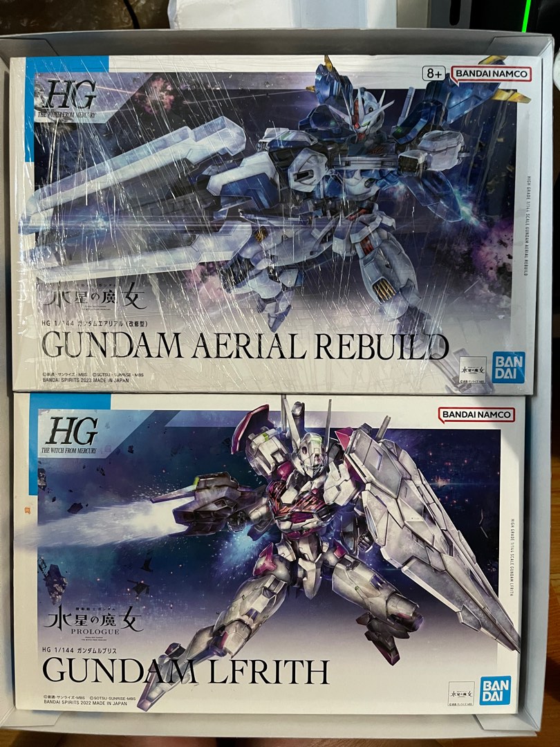 Gundam Aerial Rebuild And Lfrith Set, Hobbies & Toys, Toys & Games on ...