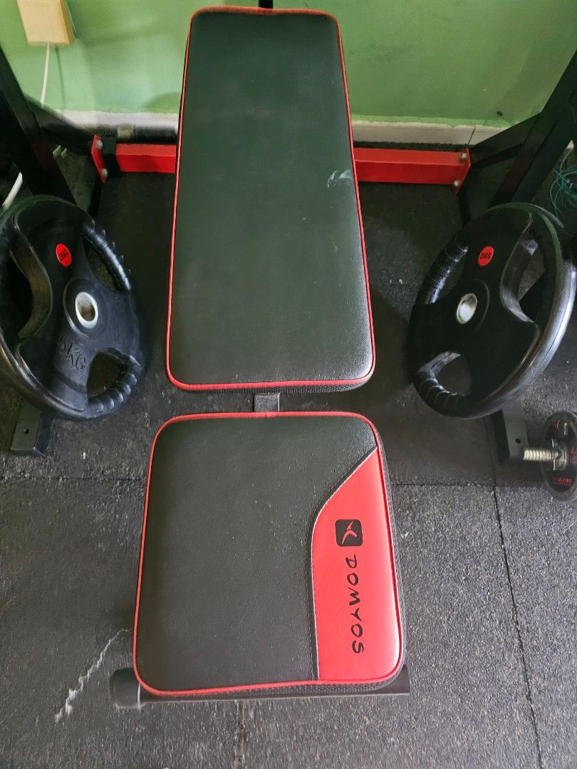 Domyos Gym Bench 500, Sports Equipment, Exercise & Fitness, Weights ...