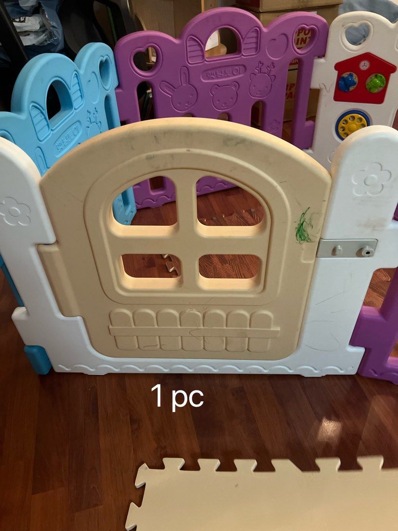 Haenim toy 10 panels baby room play area, Babies & Kids, Infant ...
