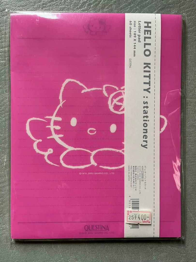 Hello Kitty NoteBook/Notepad stationery, Hobbies & Toys, Stationary ...