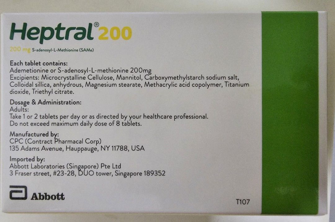 Heptral 200 Brand New, Health & Nutrition, Health Supplements, Vitamins ...