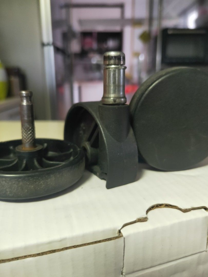 Herman Miller 5 castor wheels, Furniture & Home Living, Furniture ...