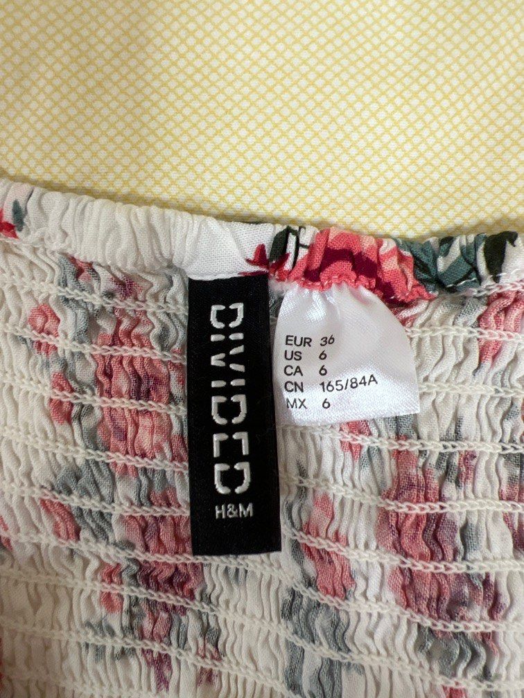 H&M Floral Skater Dress, Women's Fashion, Dresses & Sets, Dresses on ...