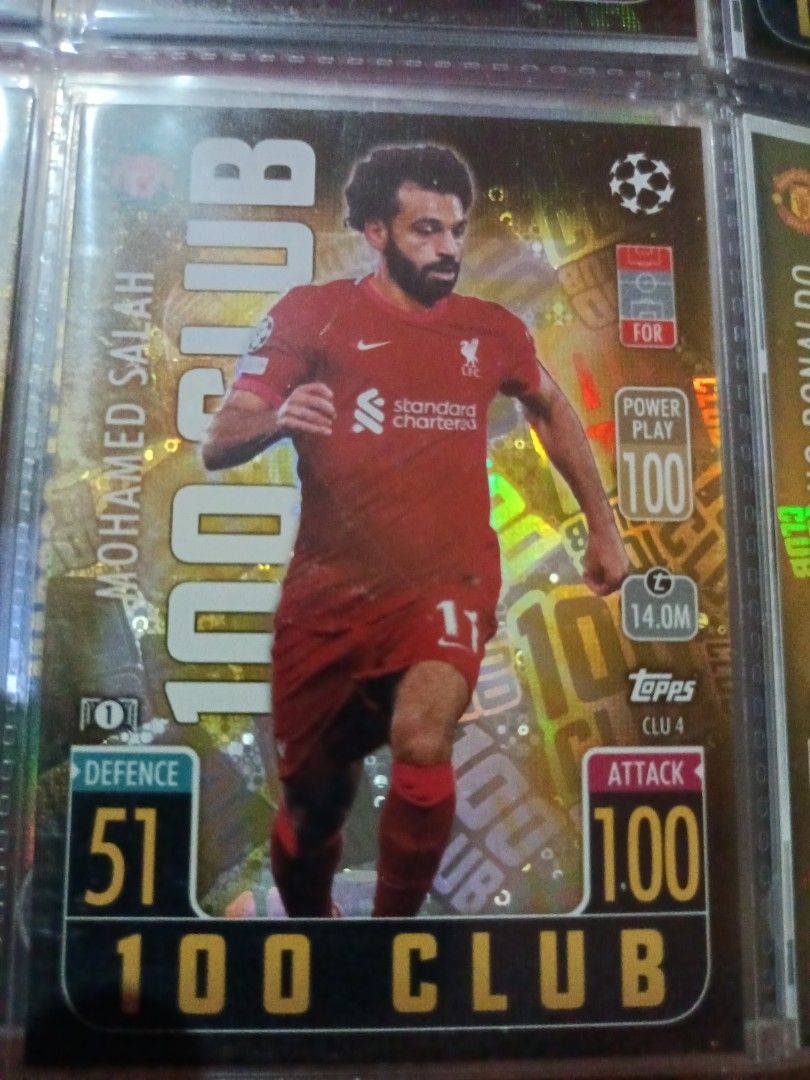 [Hundred Club] Match Attax 2021/22 Extra - 100 Liverpool Mohamed Salah ...