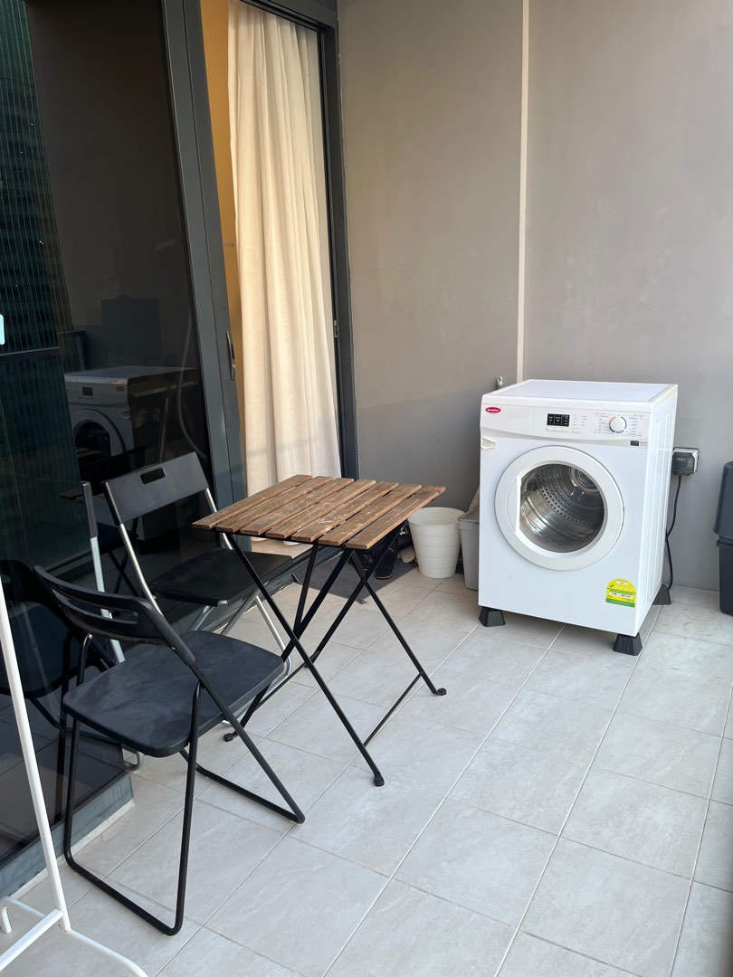 Ikea Tarno Table + 3 Ikea chairs (Outdoor Table and Chair), Furniture ...