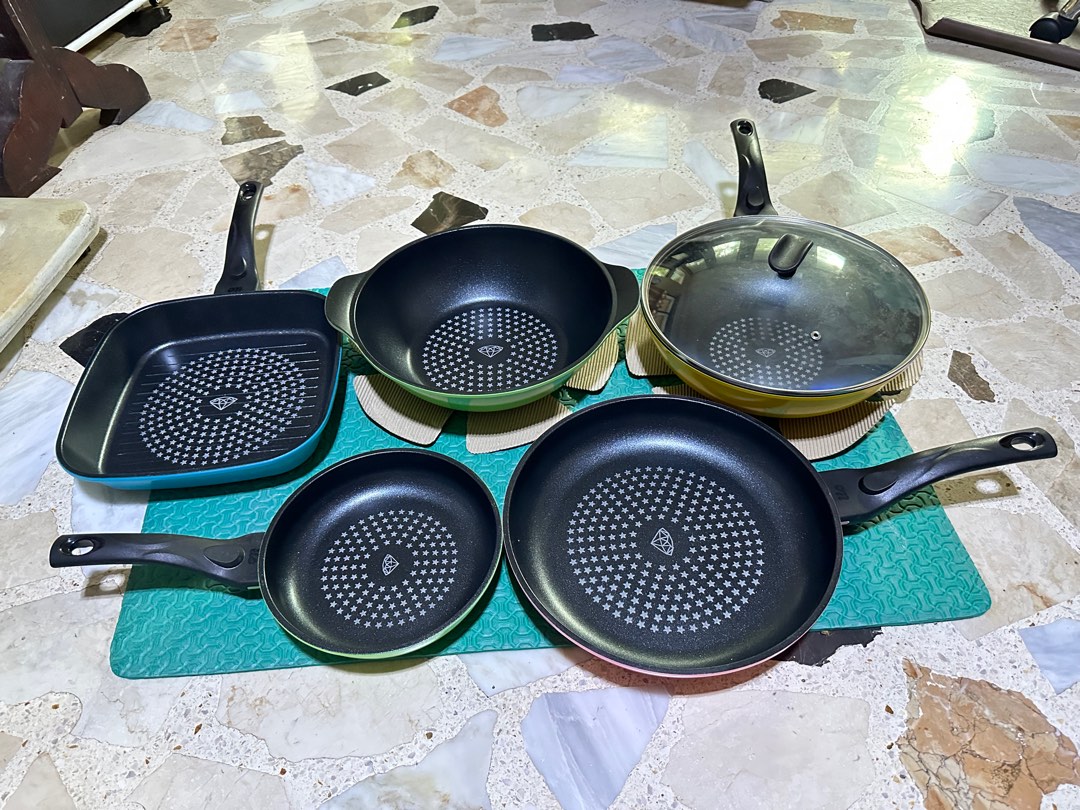 ILO Rainbow Frying Pan Set on Carousell