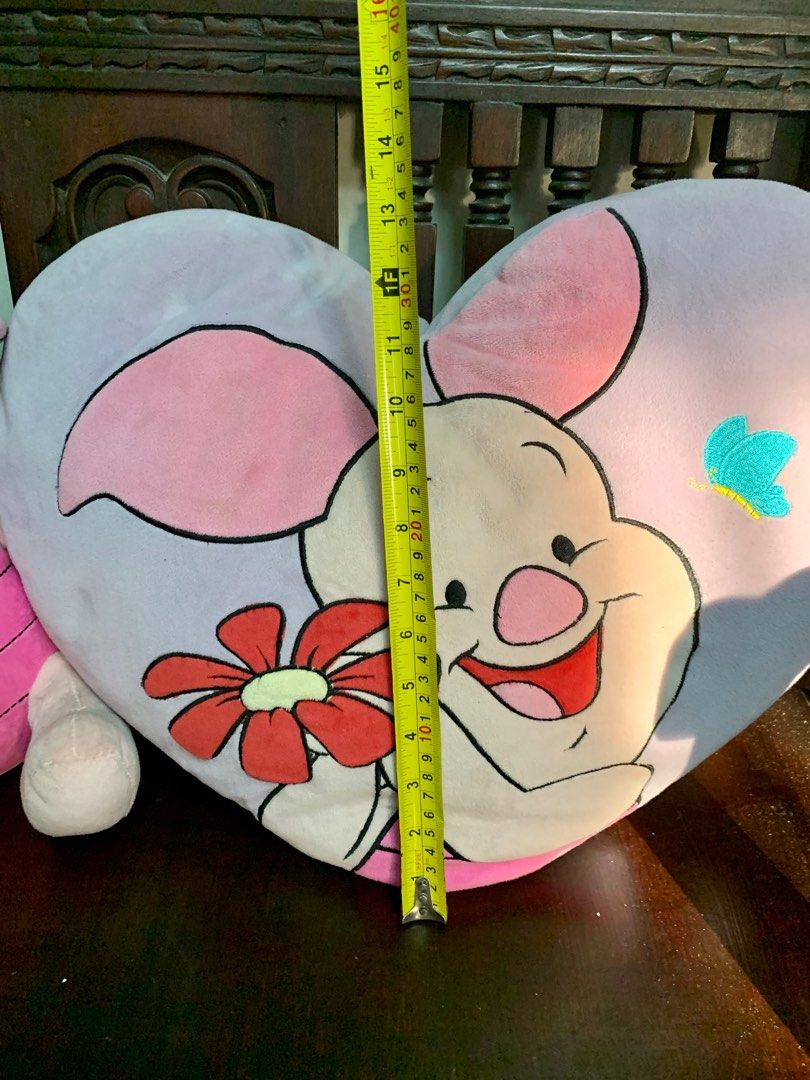 Imported Piglet Heart Pillow, Furniture & Home Living, Home Decor ...