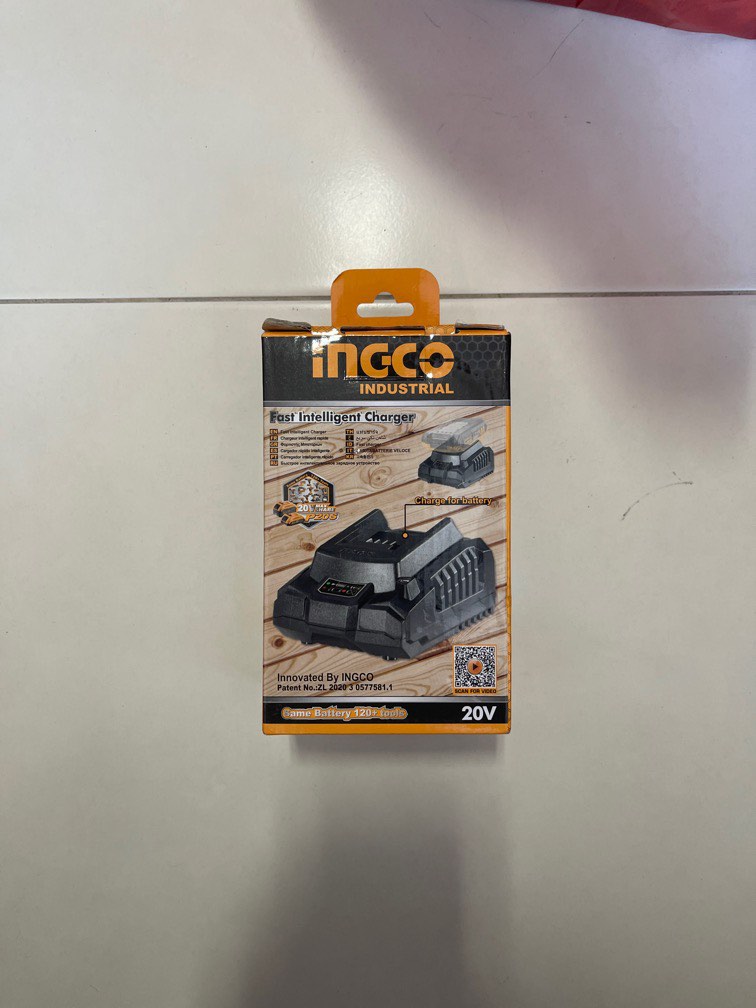 Ingco 20V FBLI2001 Charger, Furniture & Home Living, Home Improvement ...