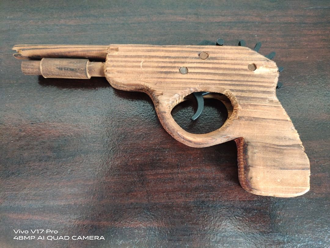 intage Wooden Toy Gun, Hobbies & Toys, Memorabilia & Collectibles ...