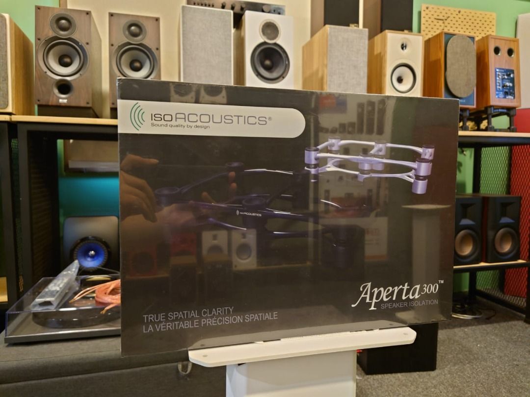 IsoAcoustics Aperta 300 Center Speaker Sculpted Aluminium Isolation ...