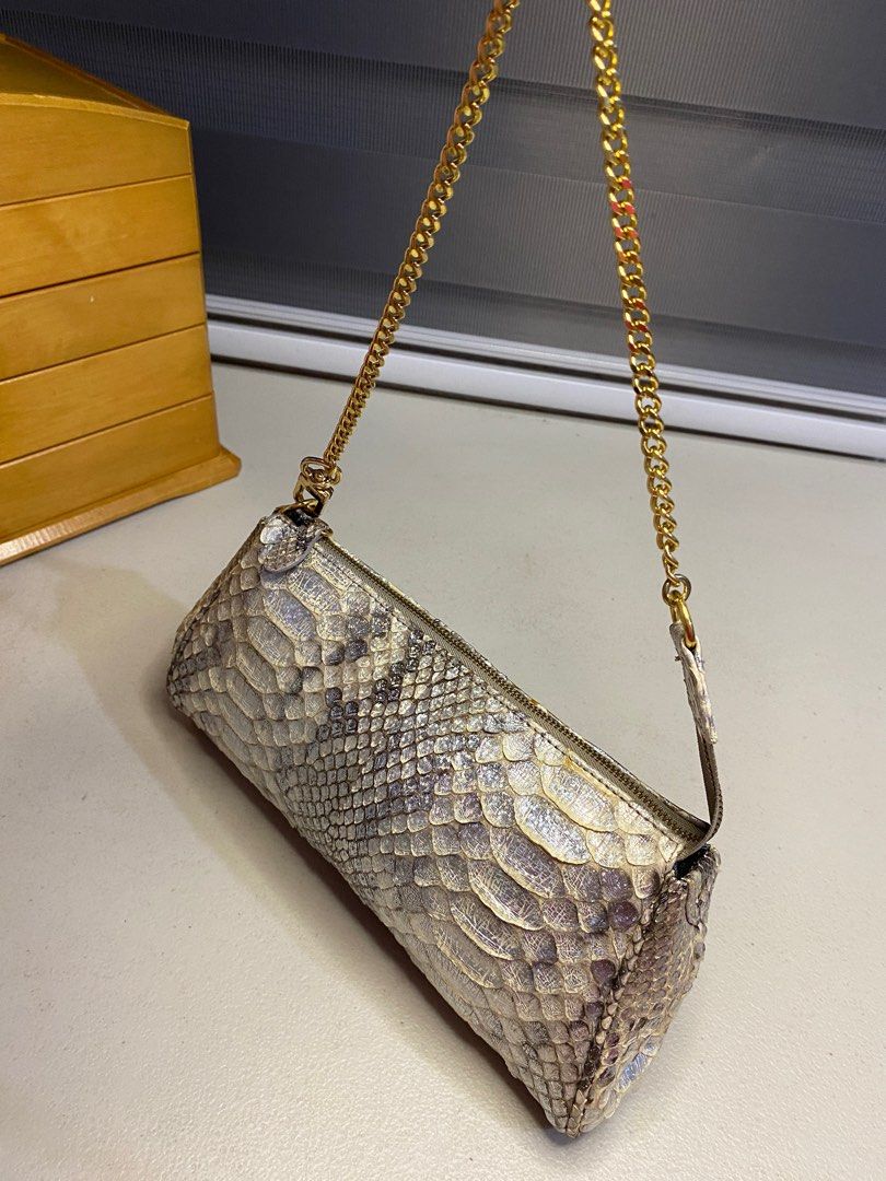JAPAN RHODES GENUINE PYTHON SKIN, Women's Fashion, Bags & Wallets ...