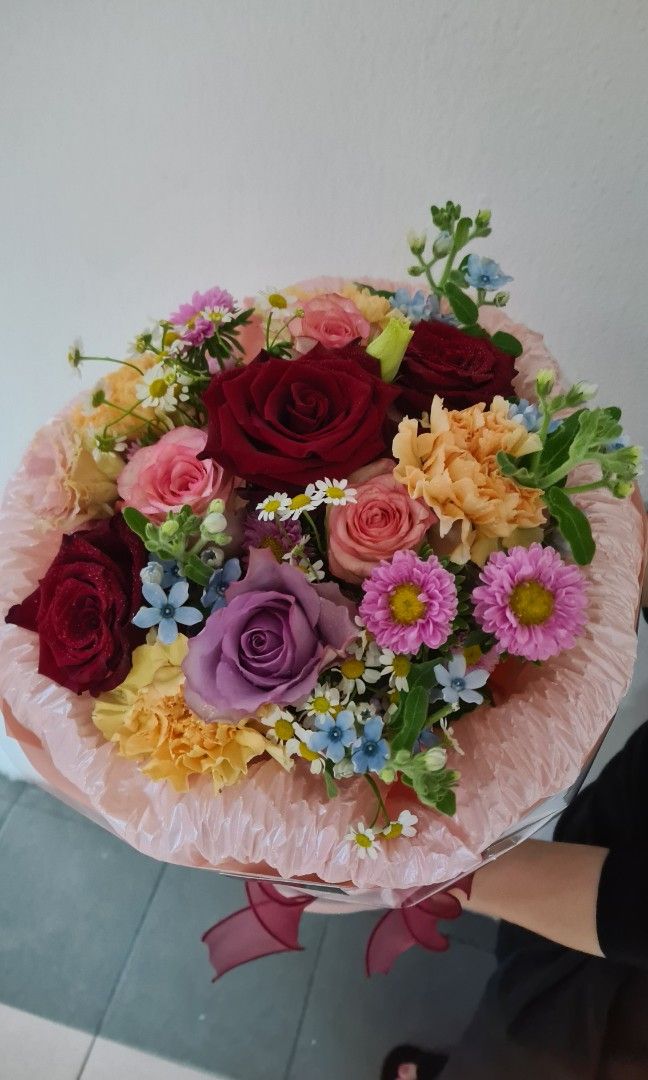 Japanese roses bouquet, Hobbies & Toys, Stationery & Craft, Flowers ...