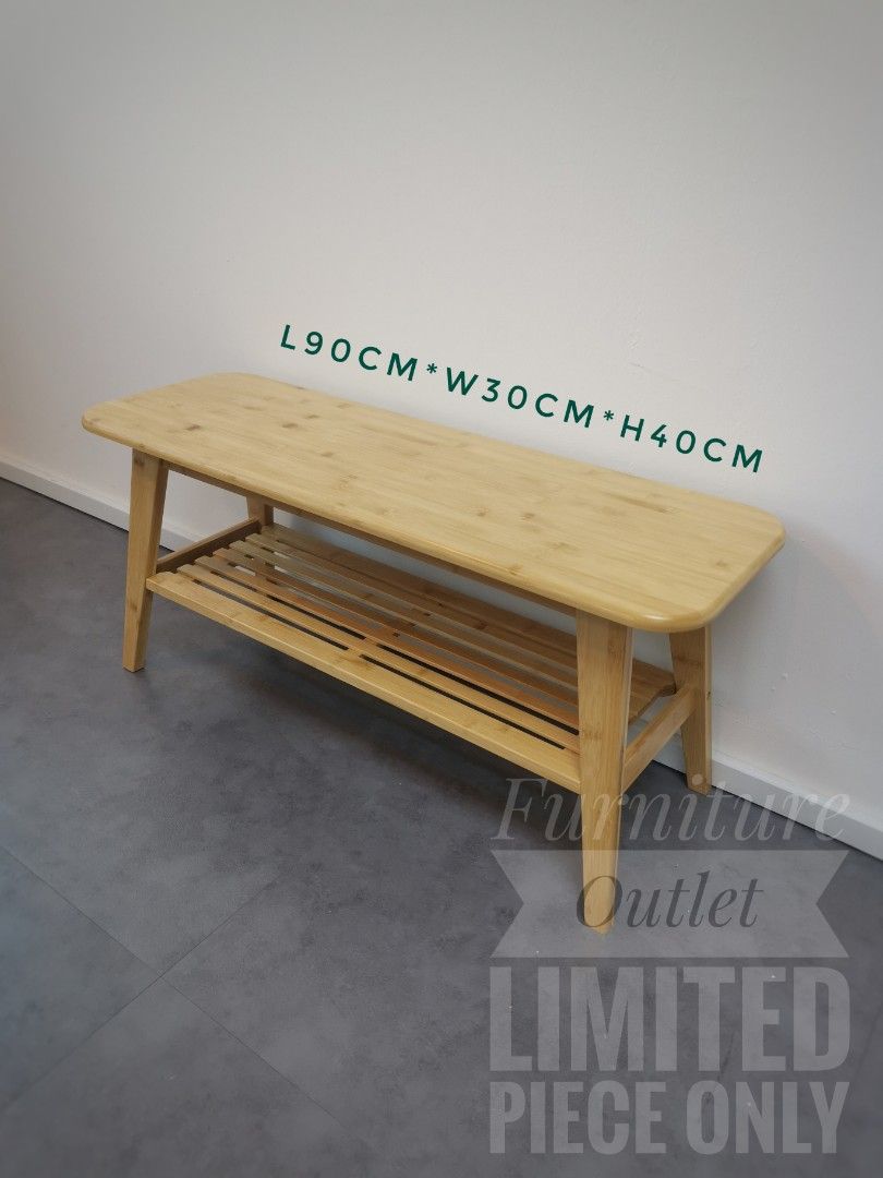 Japanese Style Entryway Shoe Rack Bench, Furniture & Home Living ...