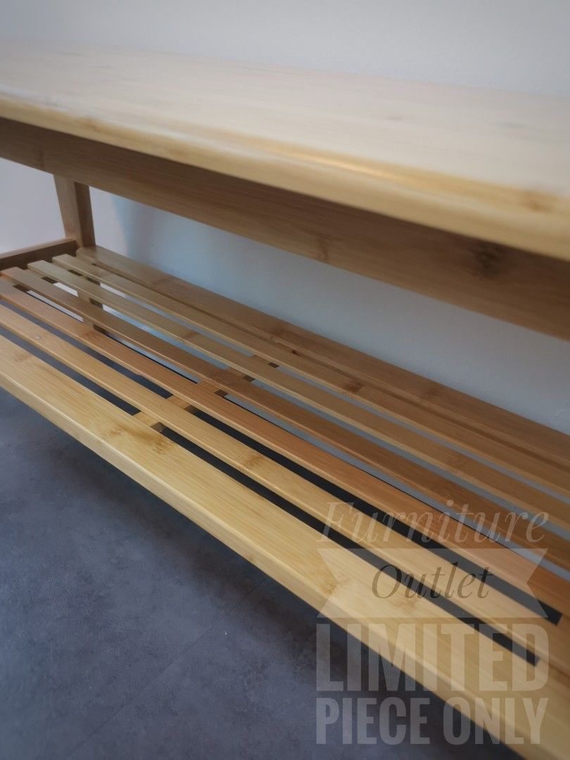 Japanese Style Entryway Shoe Rack Bench, Furniture & Home Living ...