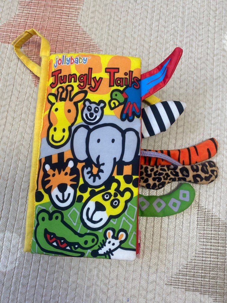Jellycat Tails Book - Jungly Tails, Babies & Kids, Infant Playtime on ...