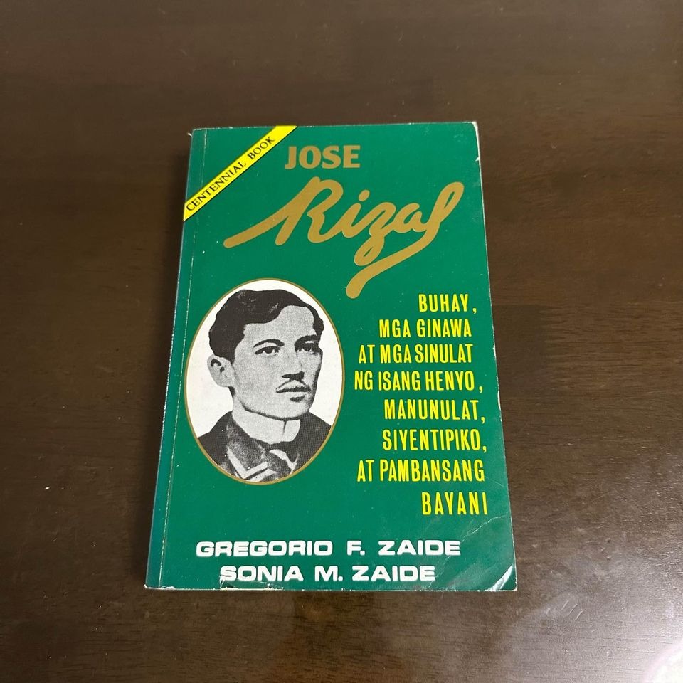 Jose Rizal by Gregorio F. Zaide and Sonia M. Zaide on Carousell