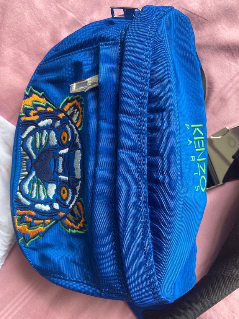 Kenzo Pouch crossbody bag Blue (Authentic ), Men's Fashion, Bags, Belt ...