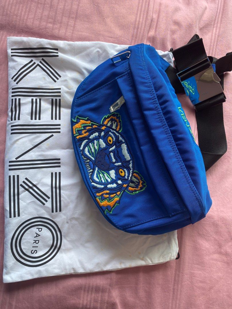 Kenzo Pouch crossbody bag Blue (Authentic ), Men's Fashion, Bags, Belt ...