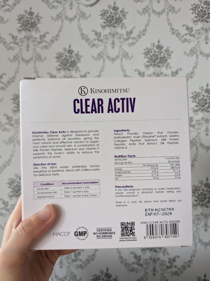Kinohimitsu Clear Activ [26 sachets left], Health & Nutrition, Health ...
