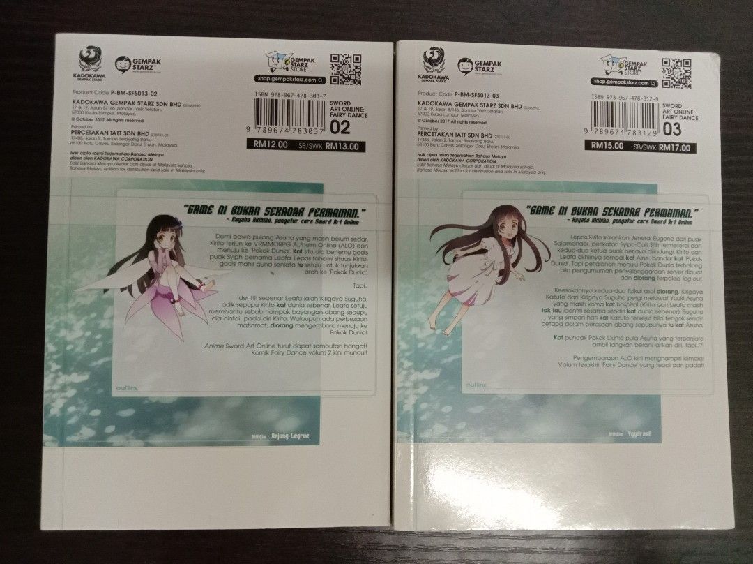 Komik Sword Art Online Fairy Dance Comic, Hobbies & Toys, Books & Magazines, Comics & Manga on ...