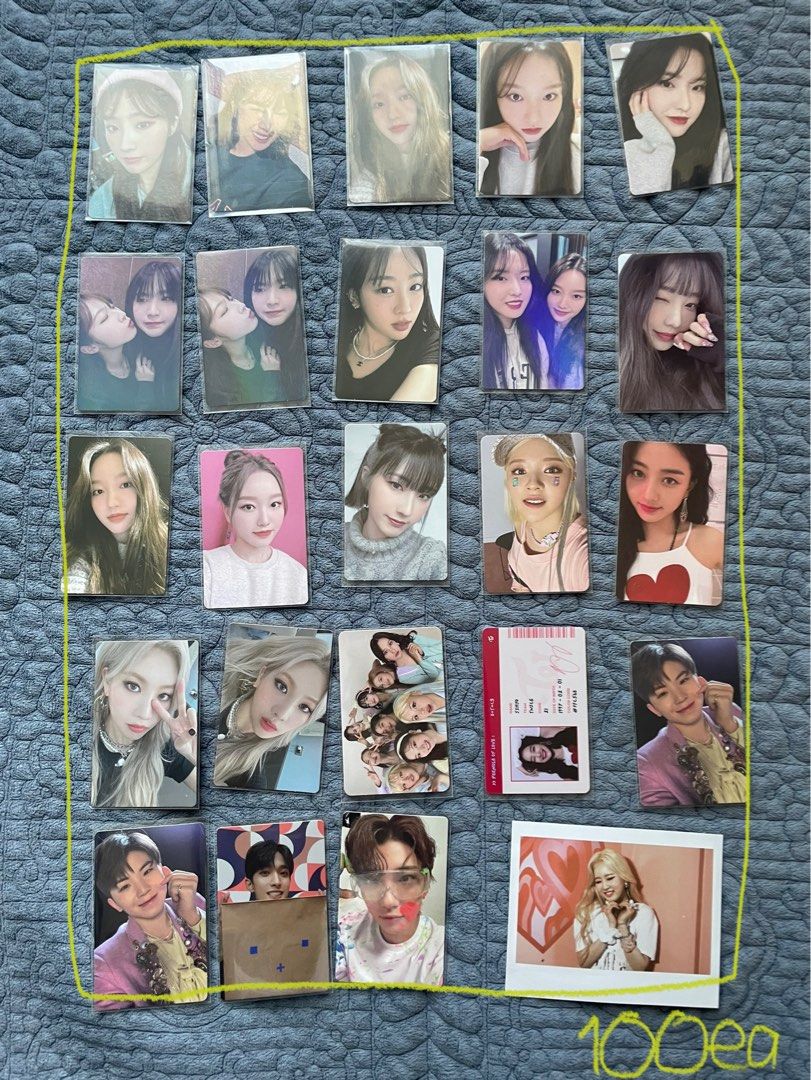Kpop photocards (mostly loona) on Carousell