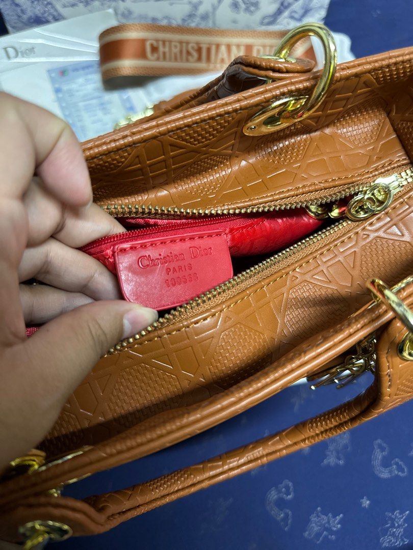 Lady Dior brown, Luxury, Bags & Wallets on Carousell