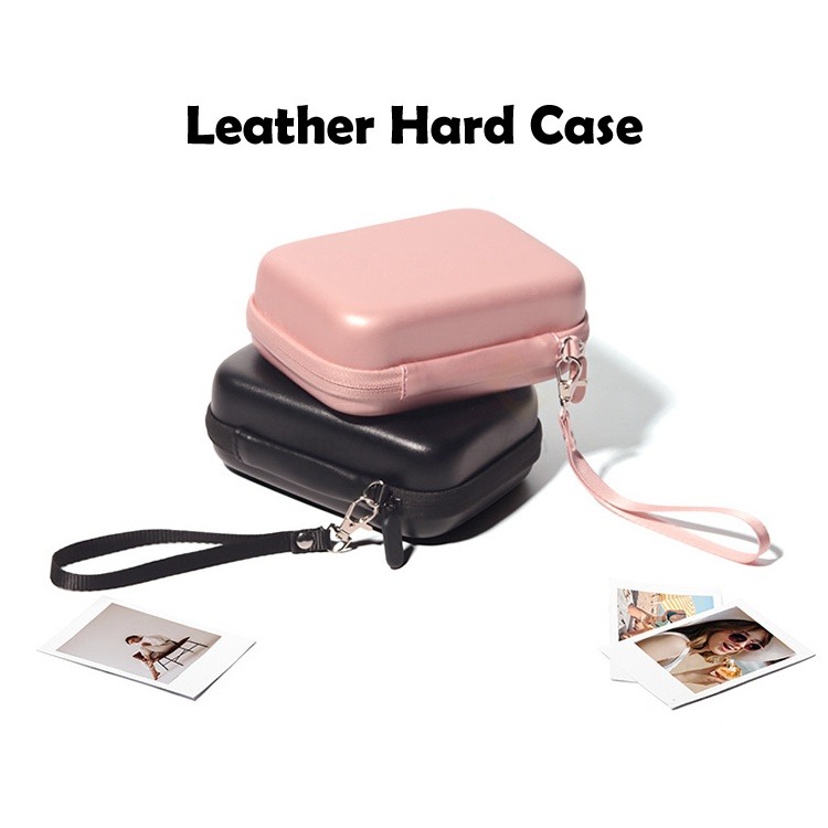 Leather Hard Case For Instax Mini Evo, Instax Mini Link, Portable ...