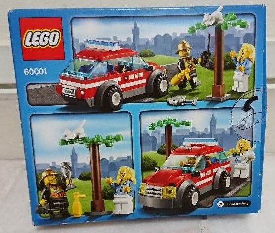 Lego City - Race Car (60053), Fire Chief Car (60001, Fire Motorcycle ...