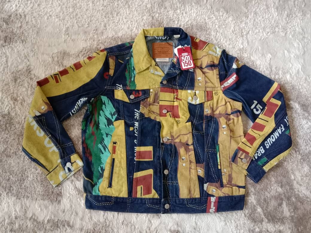 Levi's banner 150th year jacket, Men's Fashion, Coats, Jackets and ...