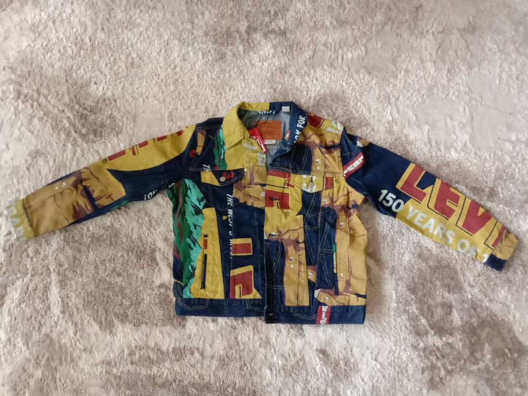 Levi's banner 150th year jacket, Men's Fashion, Coats, Jackets and ...