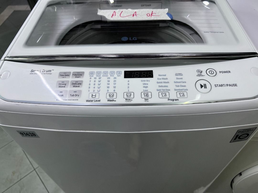 LG 9Kg Top Load Washer WFT9081DD (93620), TV & Home Appliances, Washing ...