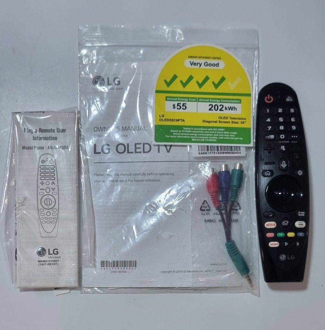 LG C9 55 inch Class 4K Smart OLED TV w/ AI ThinQ, TV & Home Appliances ...