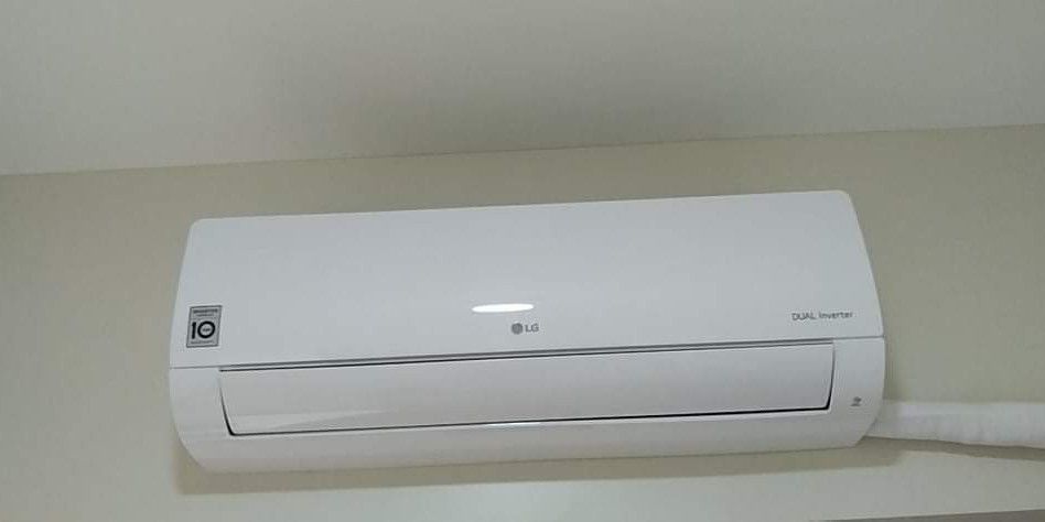 LG DUAL INVERTER SPLIT TYPE AIRCON, TV & Home Appliances, Air ...