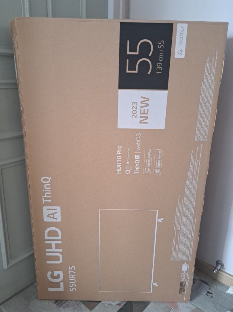 LG UHD 55UR75 Empty Box, TV & Home Appliances, TV & Entertainment, TV ...