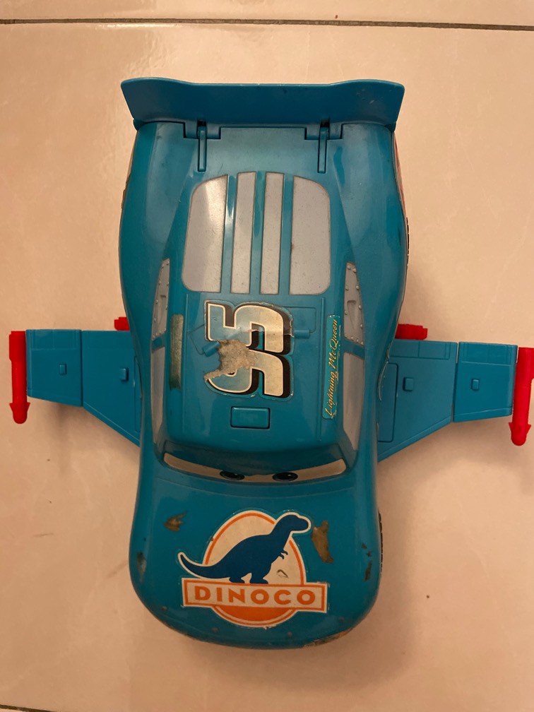 Lightning McQueen Dinoco Blue, Hobbies & Toys, Toys & Games on Carousell