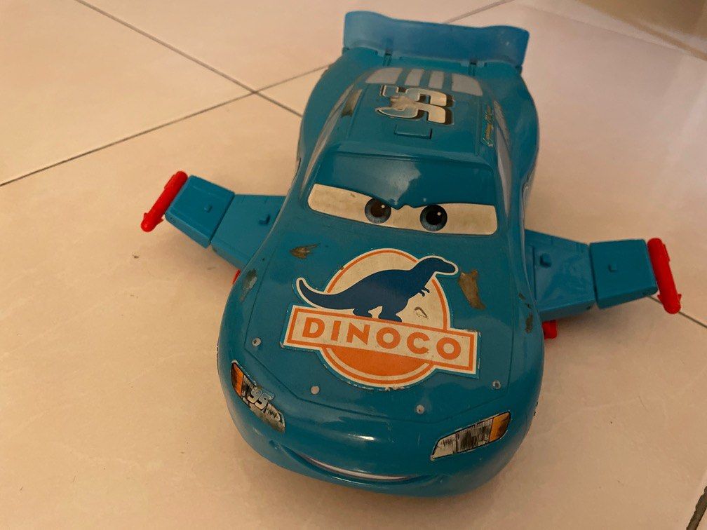 Lightning McQueen Dinoco Blue, Hobbies & Toys, Toys & Games on Carousell
