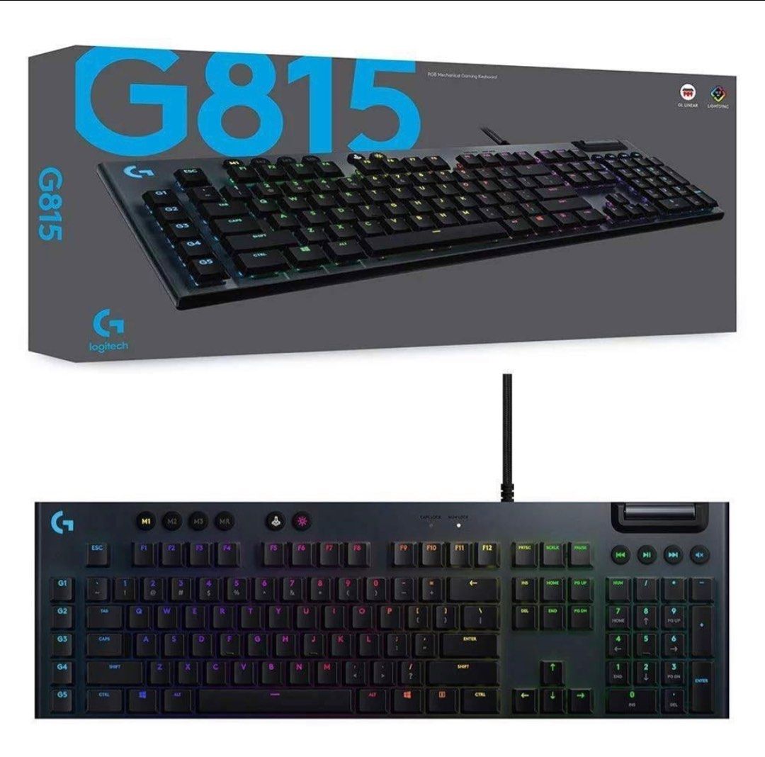 Logitech G815 Gaming Keyboard Clicky Computers And Tech Parts And Accessories Computer Keyboard